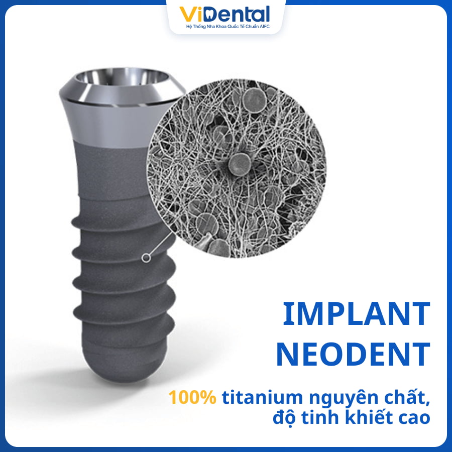 Trụ implant neodent của nước nào? giá bao nhiêu?